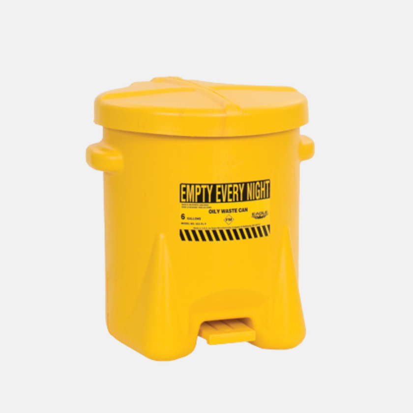 Oil Waste Disposable Cans — Safety & Packaging Sales