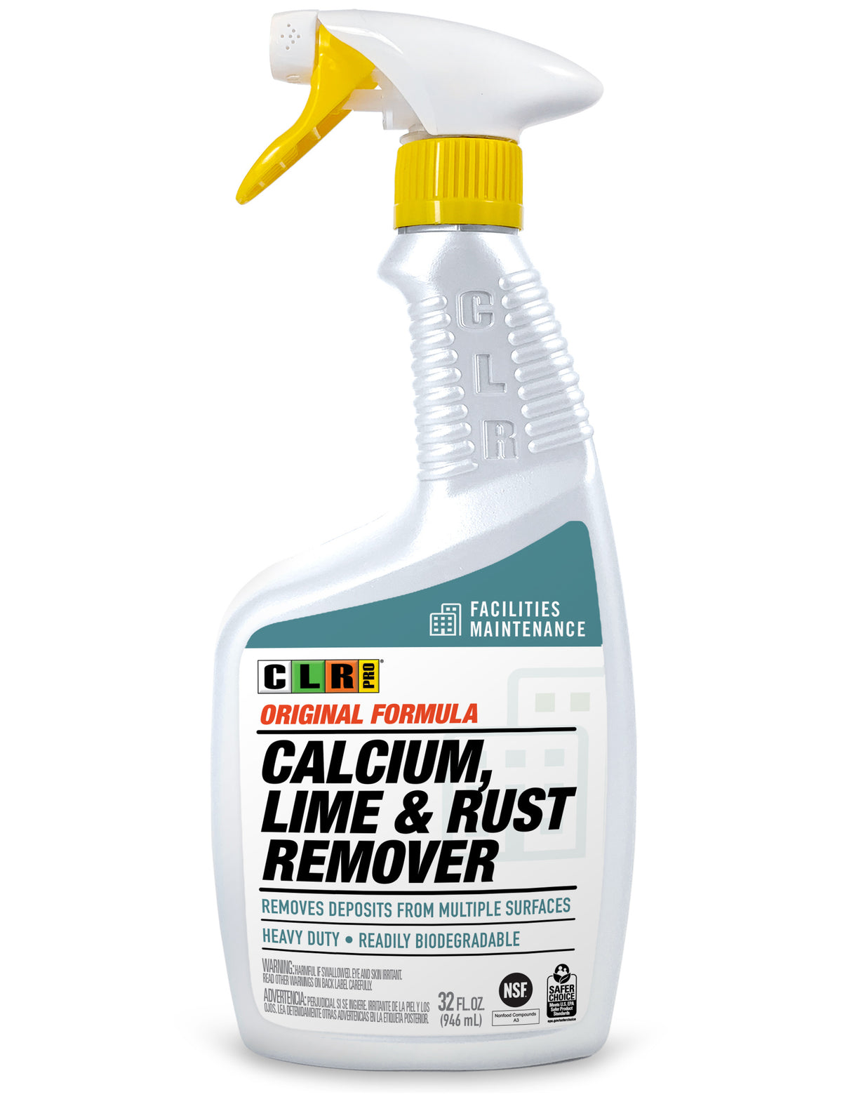 CLR PRO® Calcium, Lime & Rust Remover (32 oz. bottle) — Safety ...