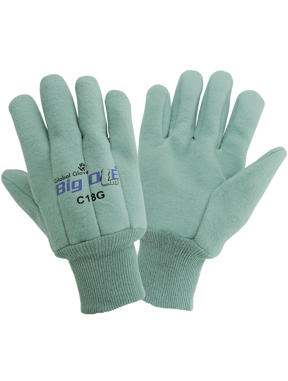 Big Ole® Premium 18oz. Heavyweight Cotton Chore Gloves, Men's — Safety ...