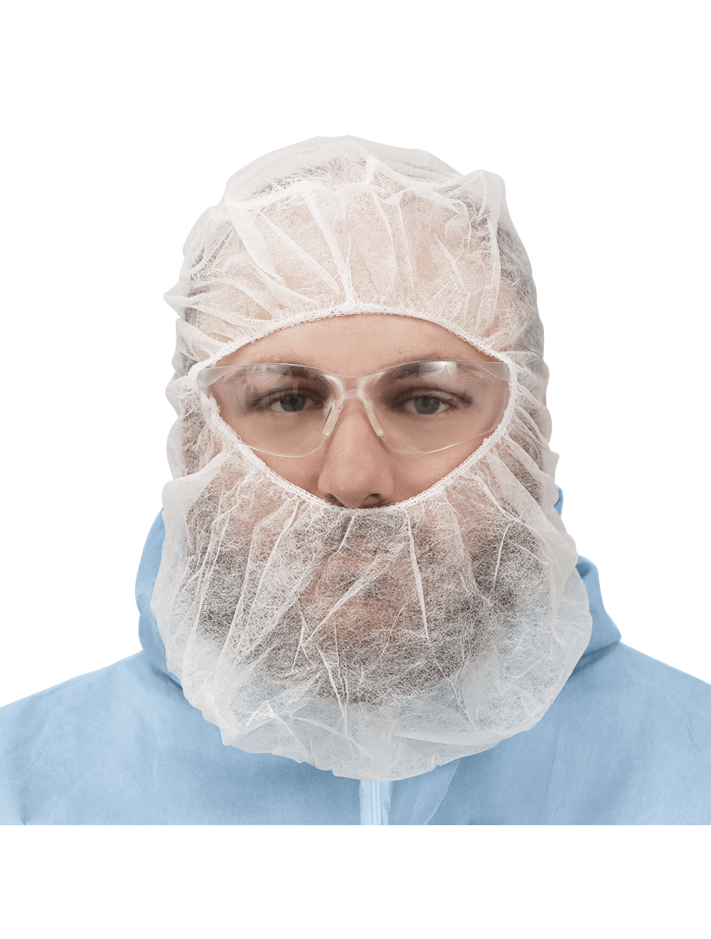 FrogWear™ White Polypropylene Disposable Balaclava-Style Hood, 1000 ...