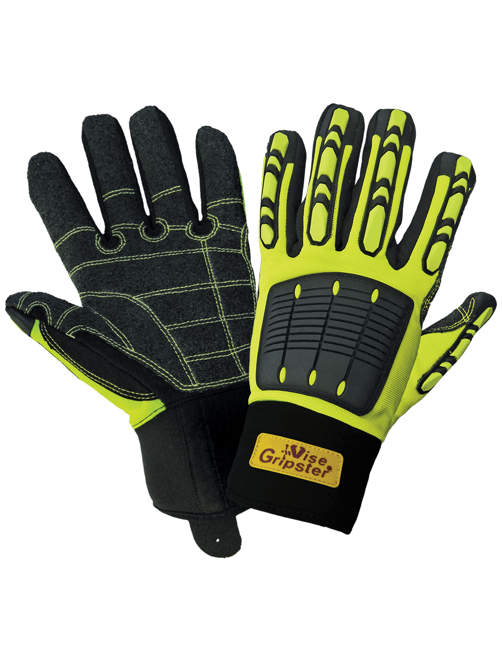 Vise Gripster® High Visibility Reinforced Oil and Gas Gloves with TPU ...