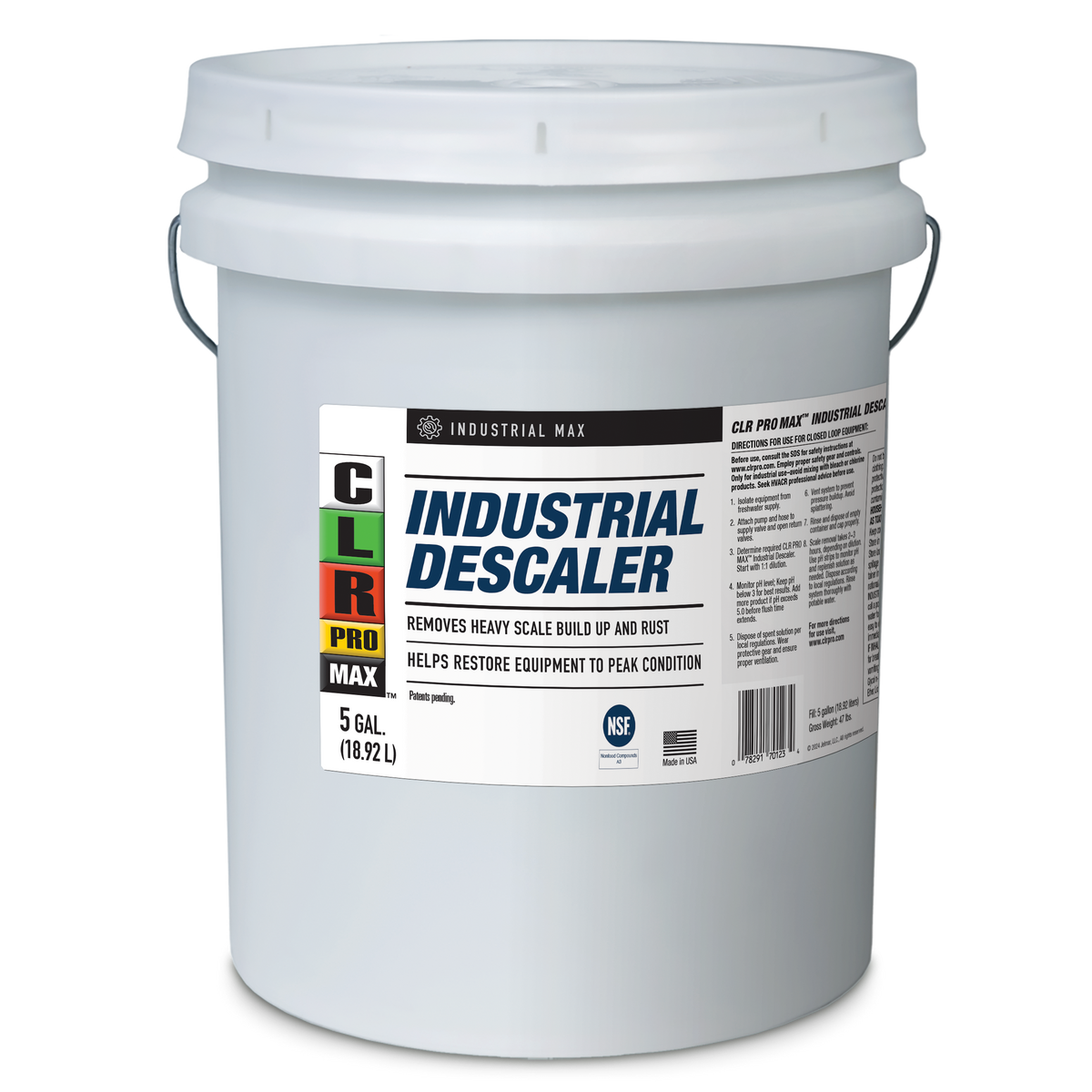 CLR PRO MAX® Industrial Descaler, 5 Gallon — Safety & Packaging Sales
