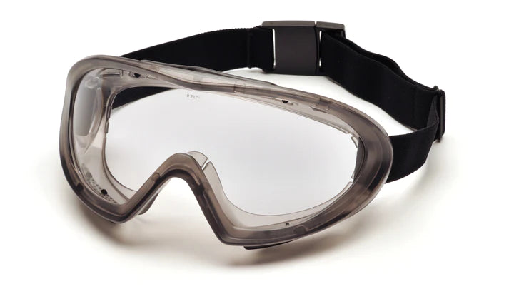Capstone 500 Series - Gray Direct/Indirect Goggle with Clear H2MAX Ant ...