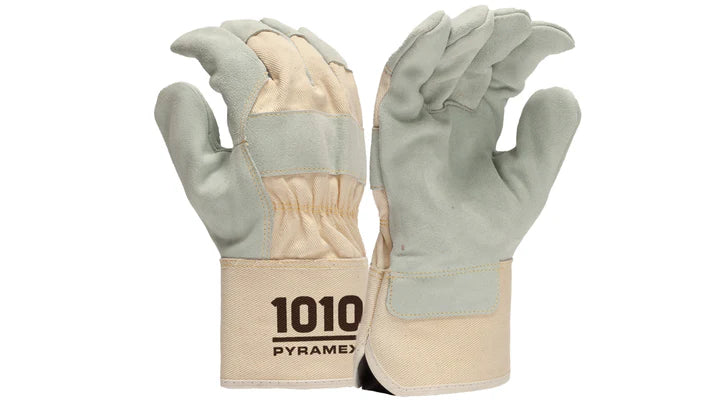 Premium Split Cowhide Leather, Rubberized Safety Cuff, Kevlar Stitchin ...