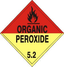 Organic Peroxide - Class 5 Placard — Safety & Packaging Sales