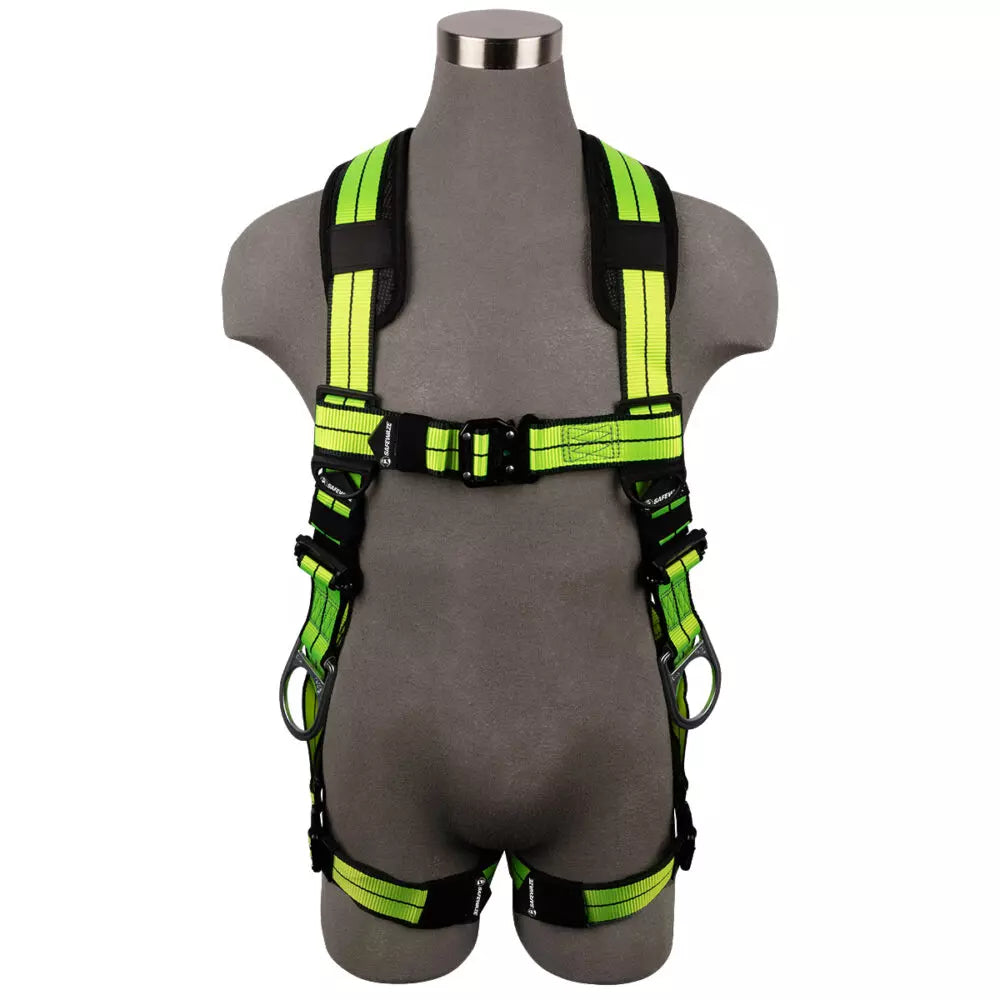 PRO+ Full Body Harness, Three-D-Ring Positioning, Quick-Connect Chest ...