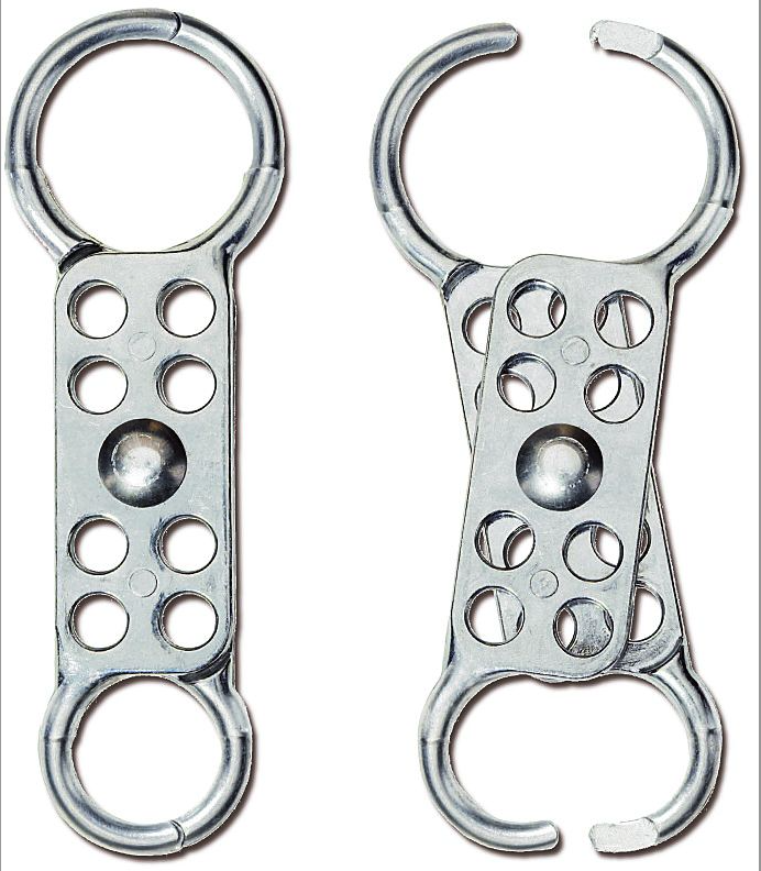 Aluminium Lockout Hasp, Double Scissor, 1" & 1½" Dia Jaws — Safety ...