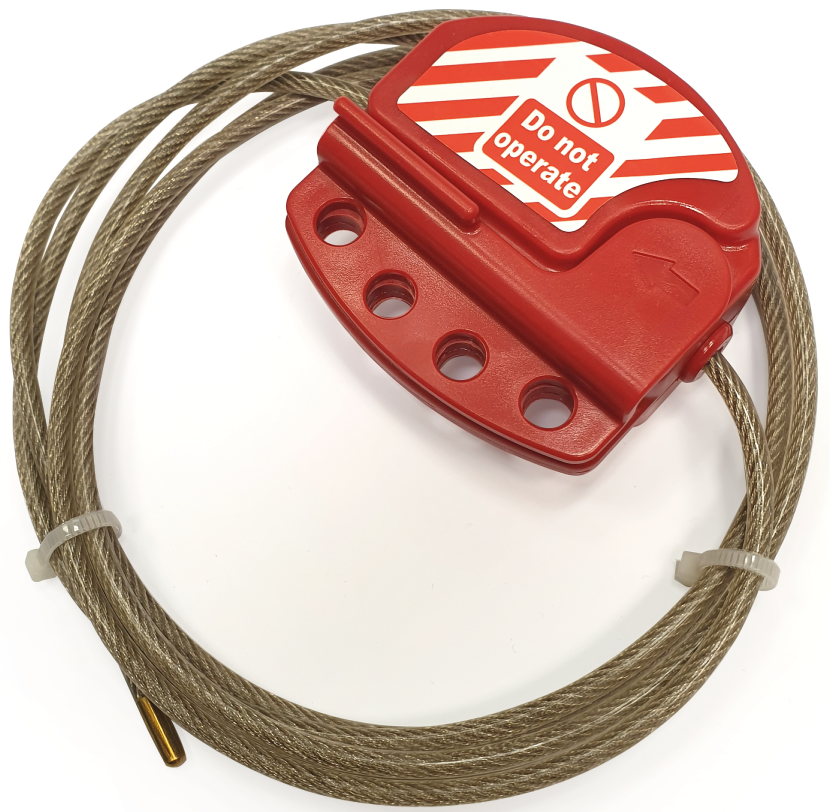 Cable Lockout w/ 6' Cable — Safety & Packaging Sales