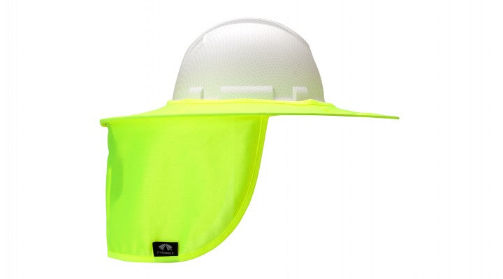 Collapsible Full Brim Hard Hat Neck Shade — Safety & Packaging Sales