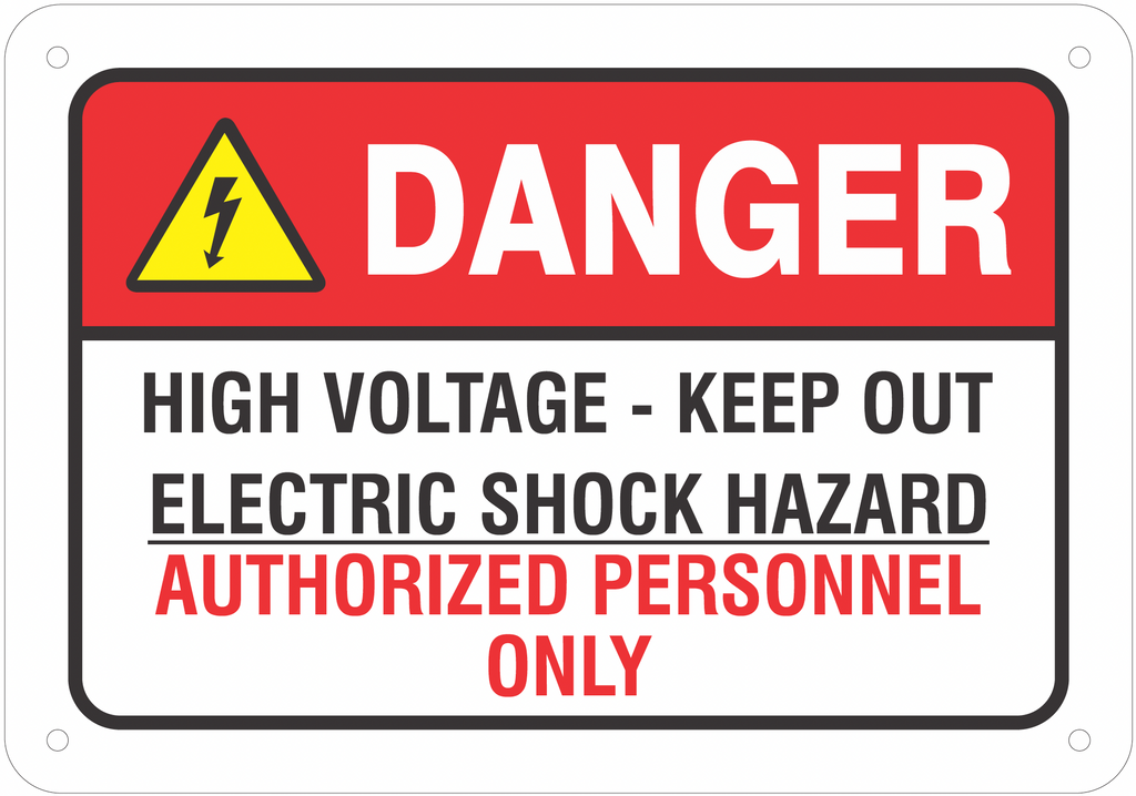Electrical/Utility Signage — Safety & Packaging Sales