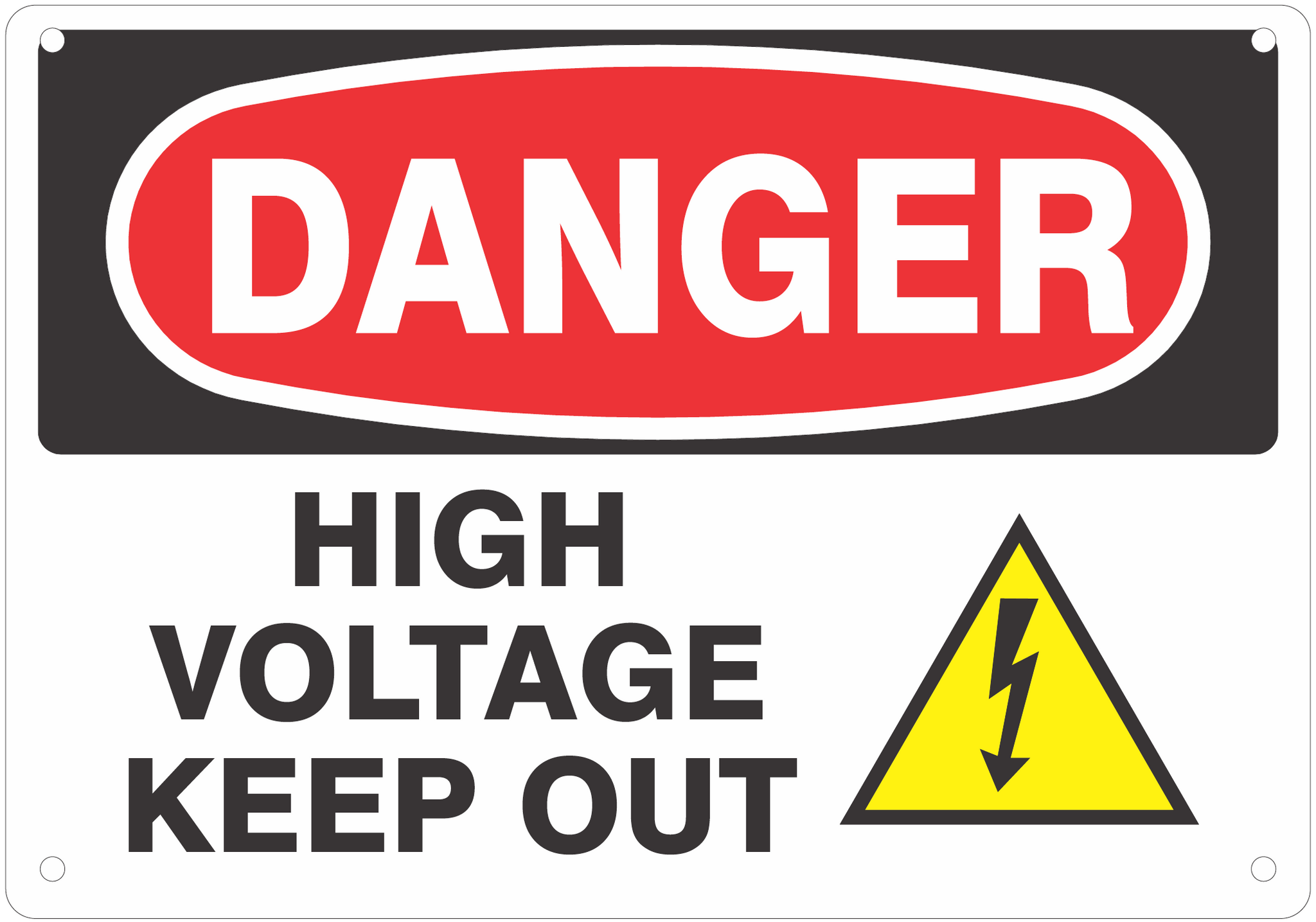 Electrical/Utility Signage — Safety & Packaging Sales
