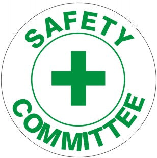 Safety Committee Hard Hat Sticker — Safety & Packaging Sales