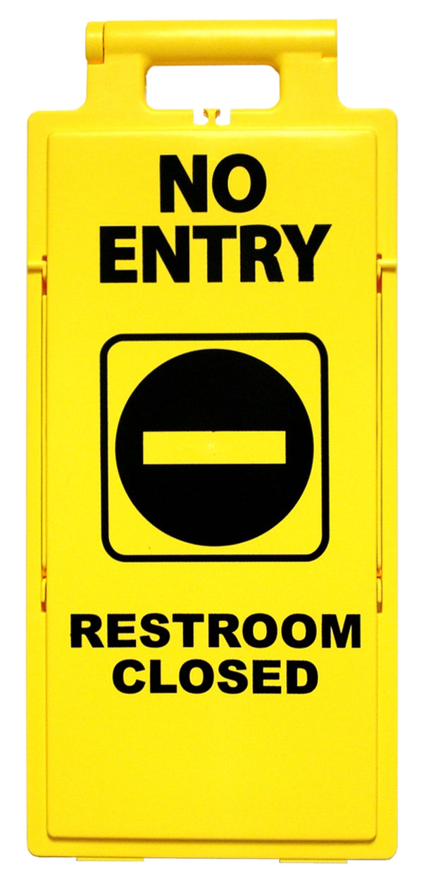 25" x 11" No Entry Restroom Closed — Safety & Packaging Sales