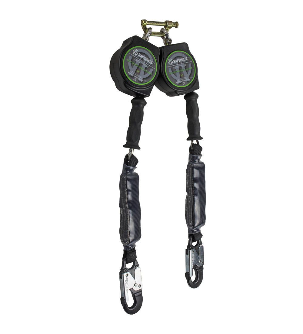 Latitude HD 10' Cable Retractable Dual Leg w/ Aluminum Snap Hooks ...